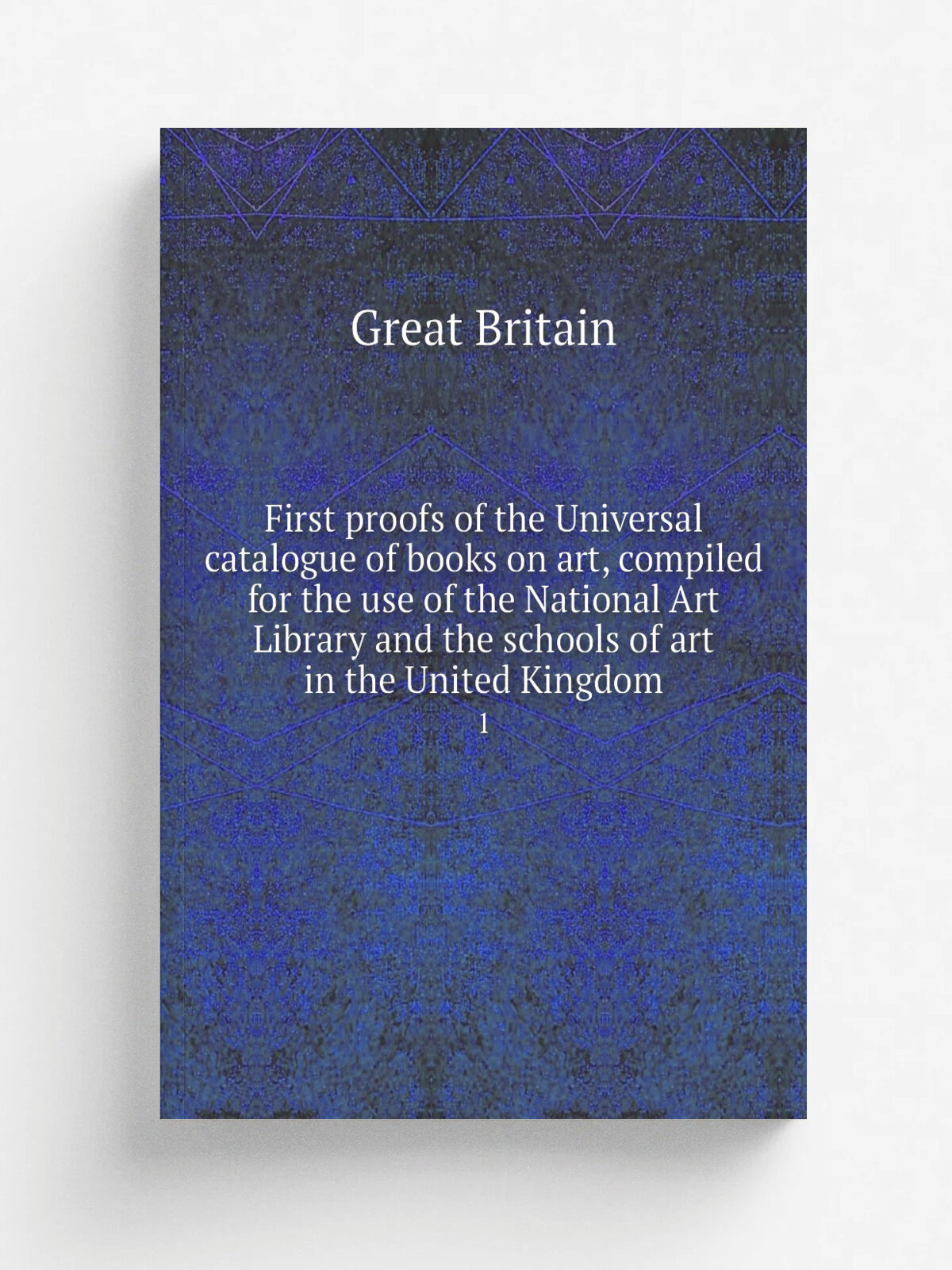First proofs of the Universal catalogue of books on art, compiled for the use of the National Art Library and the schools of art in the United Kingdo…