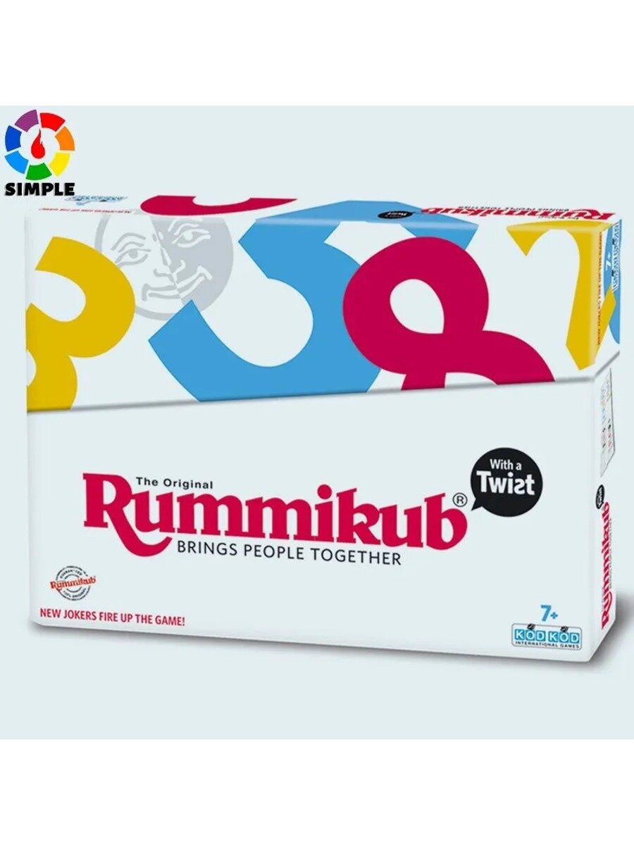 Rummikub with a Twist: The classic game of Rummikub Карточная игра Настольная игра
