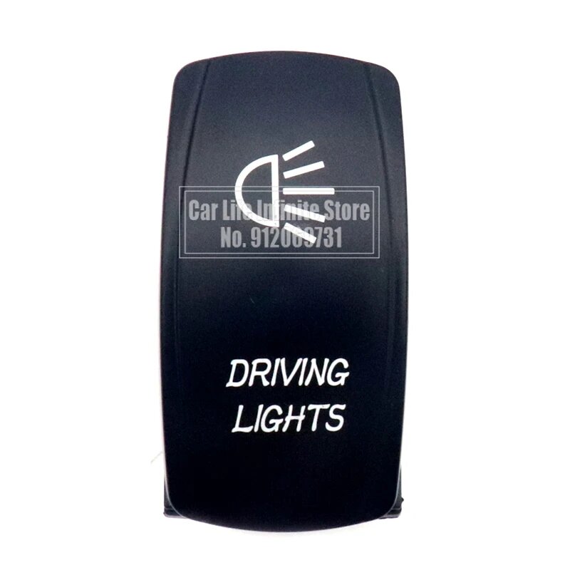 Кулисный переключатель 12V 24V 20A DRIVING LIGHTS
