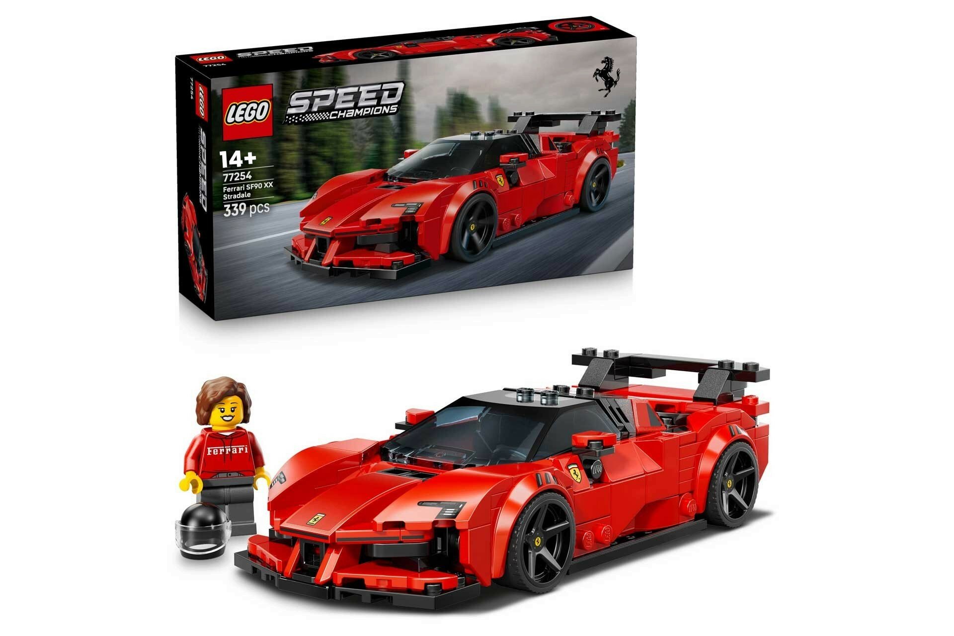 Конструктор LEGO Speed Champions 77254 Ferrari SF90 XX Stradale, 339 детали
