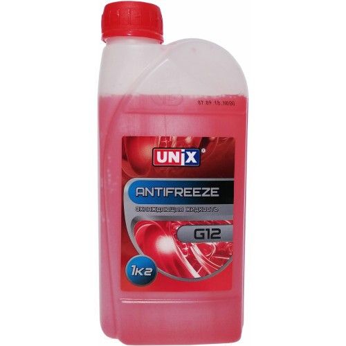 Антифриз Unix G12 красный -40 С 1 кг