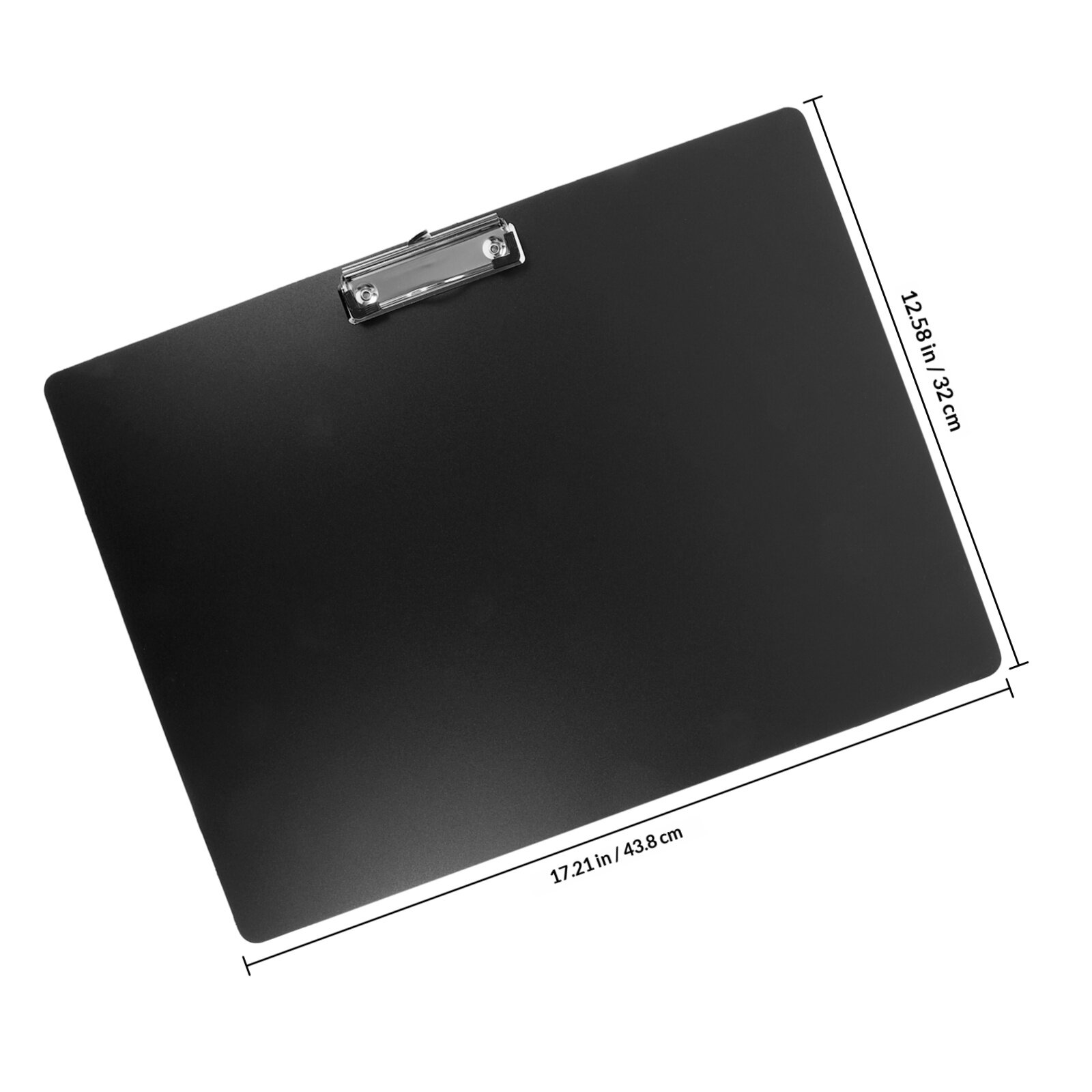 Доска Для Чертежей A3 С Металлической Закладкой Черного Цвета 43.80X32.00X1.00Cm