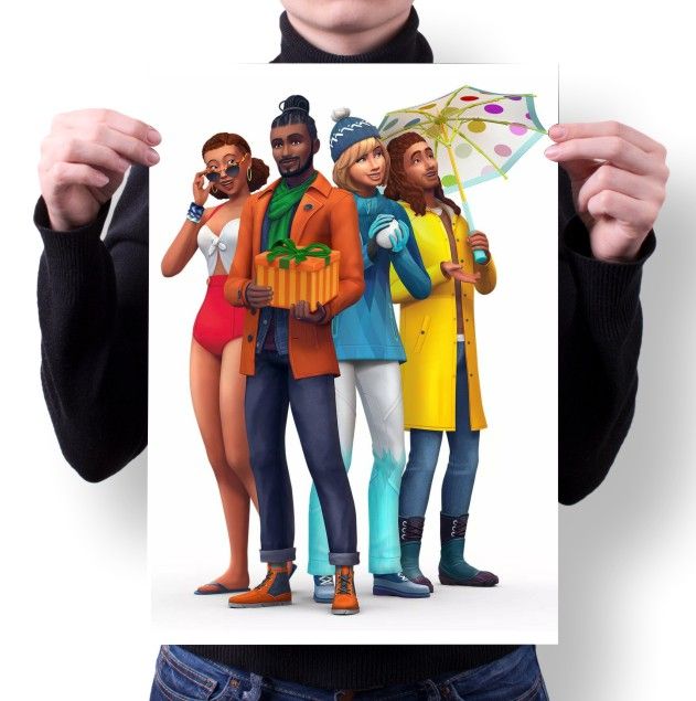 Плакат The Sims, Симс №8, А1