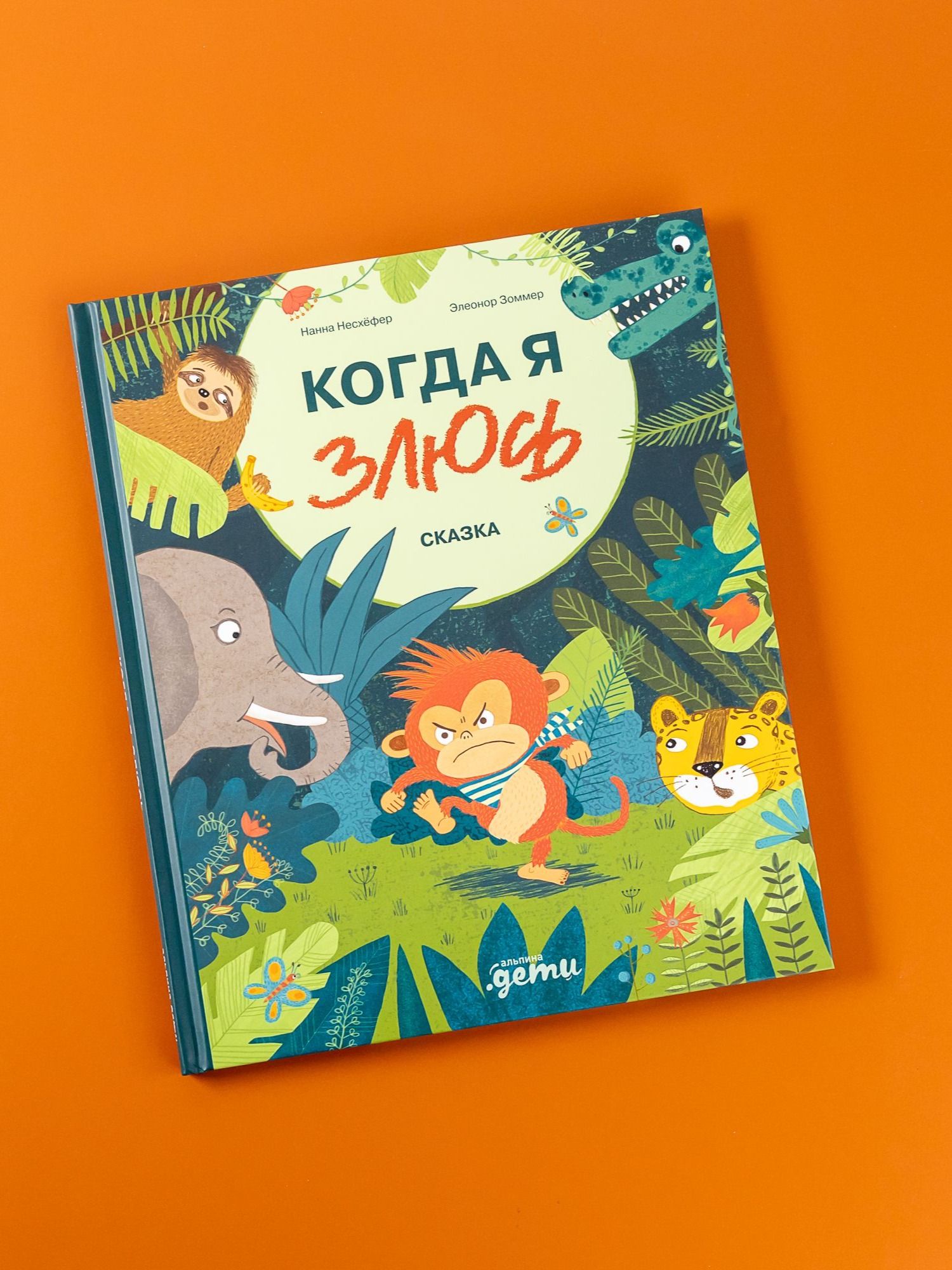 Книга "Когда я злюсь" / Книги для детей / Несхёфер Нанна / Издательство: Альпина. Дети
