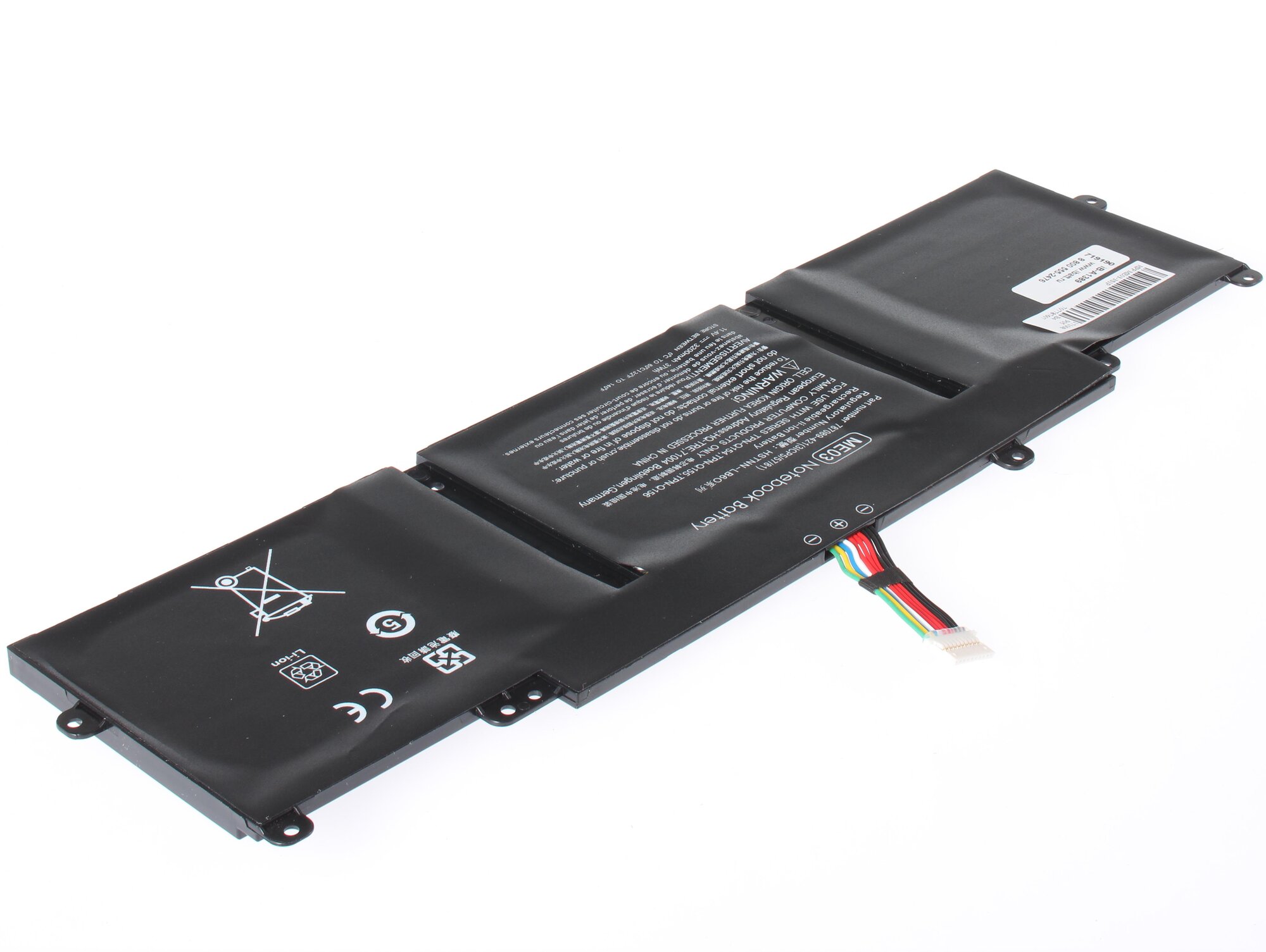 Аккумулятор iBatt 3100mAh для ноутбуков HP Stream 11-d055ur, HSTNN-UB6O, ME03XL
