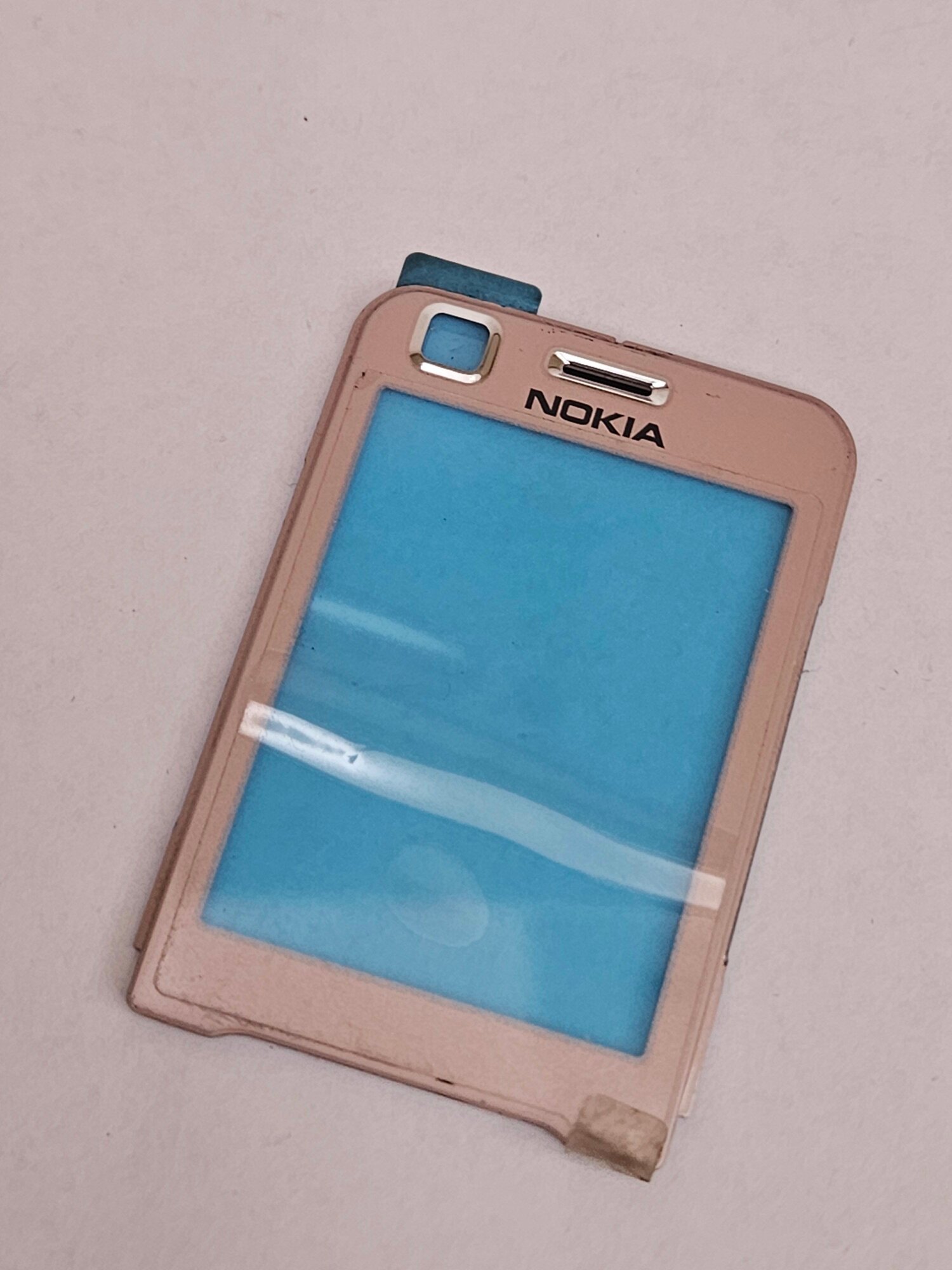 Защитное стекло дисплея для Nokia 6120 classic (цвет - pink) orig.