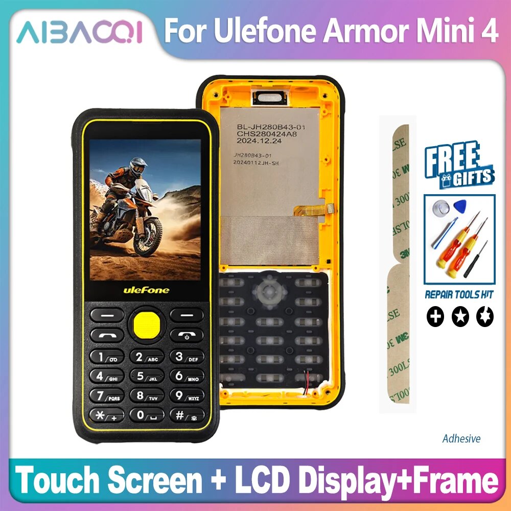 Новый ЖК-дисплей в сборе с рамкой для замены для телефонов Ulefone Armor Mini 4, Armor Armor Mini 4