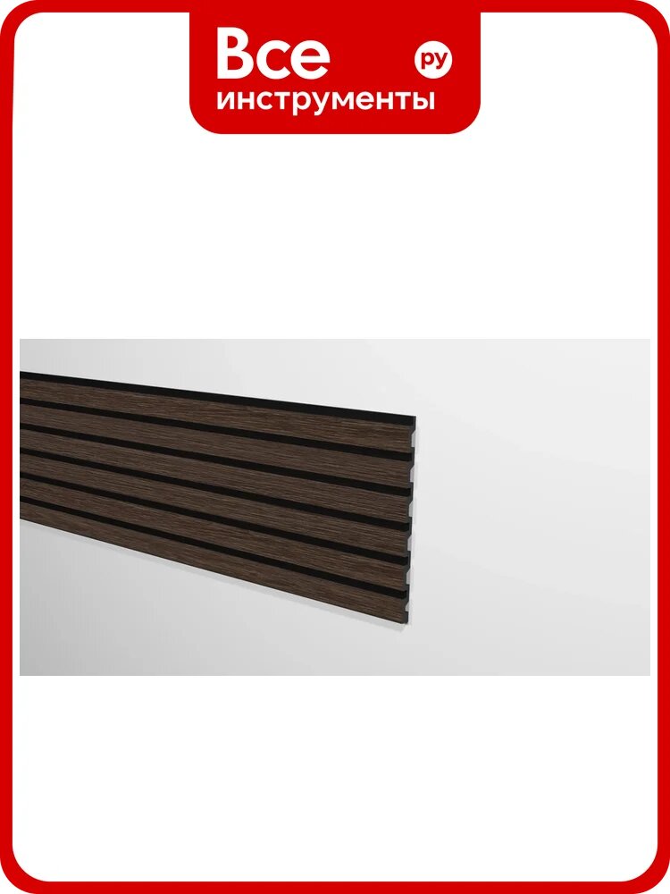 Панель стеновая Decor-Dizayn Грани ударопрочная, влагостойкая, цветная, под натуральную древесину 240x13xx3000 мм 916-67SH