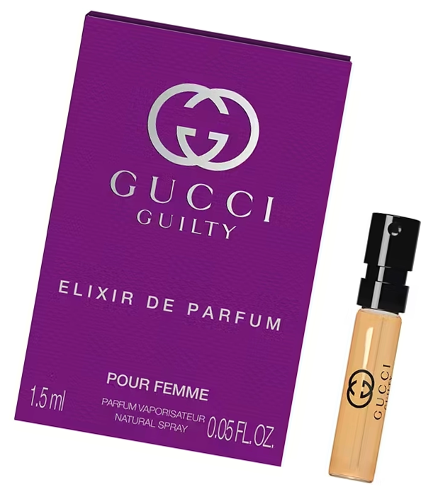 Парфюмерная вода Gucci Guilty Elixir De Parfum Pour Femme пробник 1.5 / Гуччи Гилти Эликсир Де Парфюм Пур Фам мини