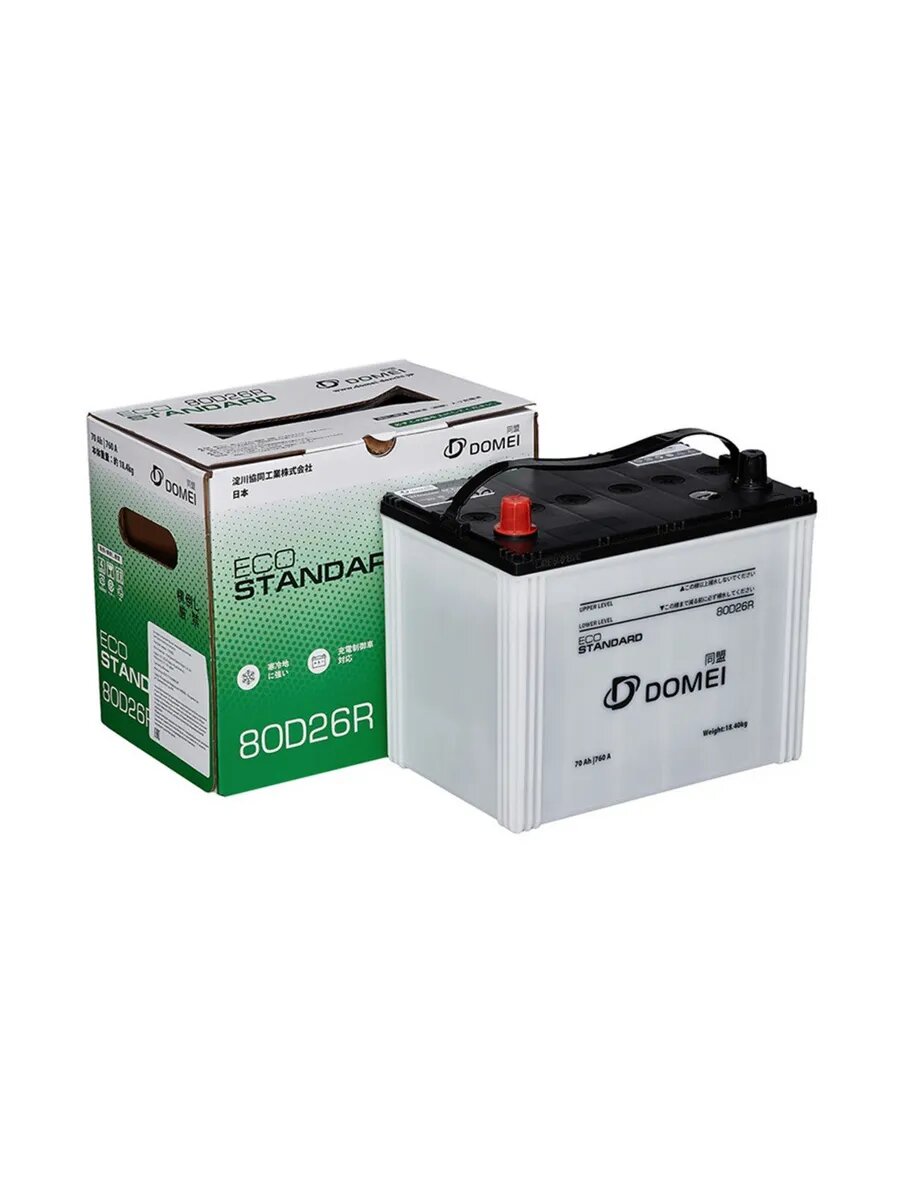 Аккумулятор 70 Ач 700 А, прямая полярность 80D26R