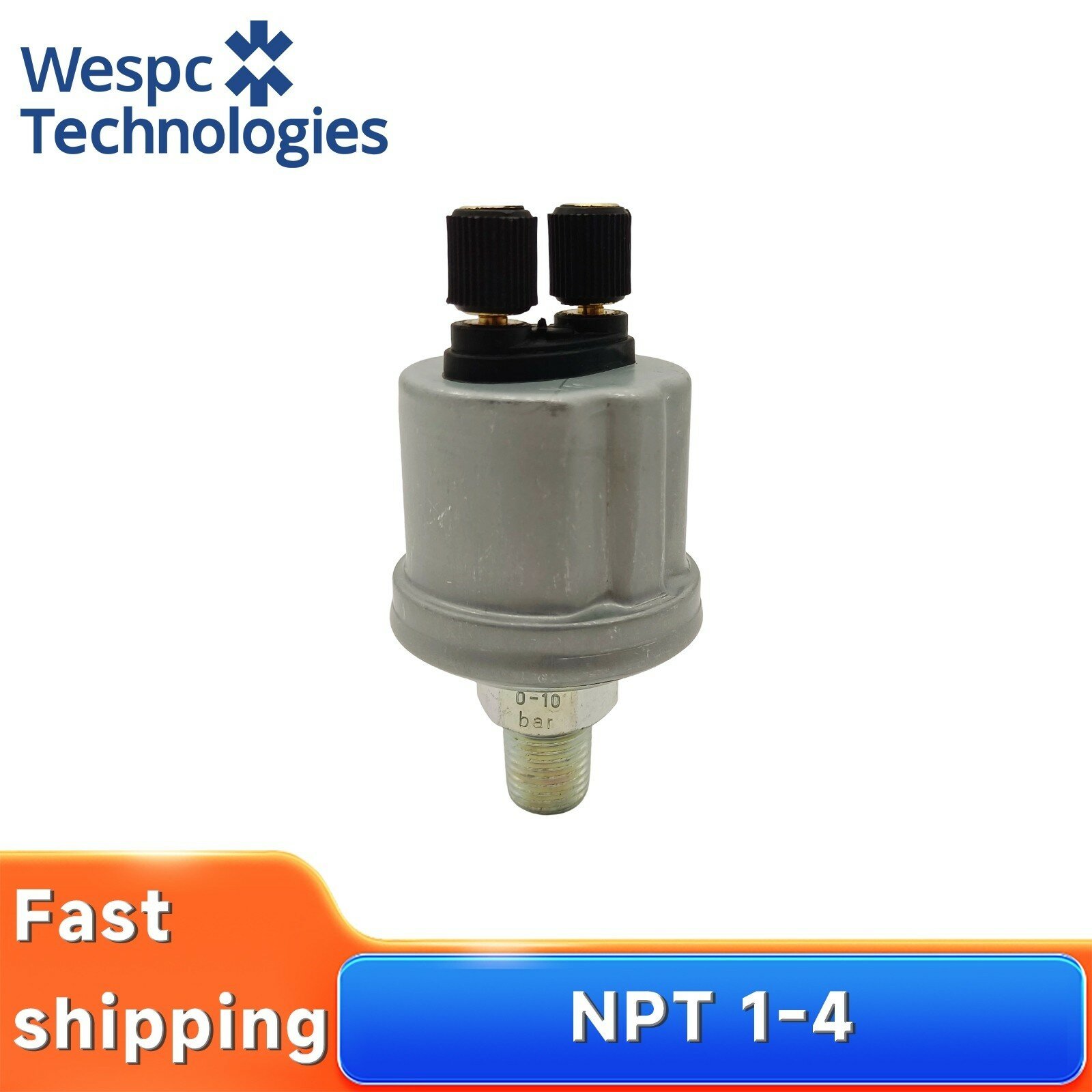 Датчик давления масла VDO 1/4 NPT 0-10 Bar для генератора VDO, WESPC — универсальный