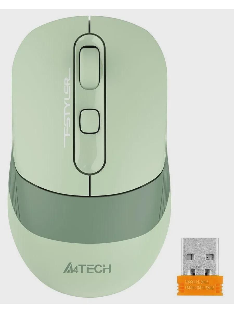Компьютерная мышь беспроводная A4Tech Fstyler FB10C (FB10C MATCHA GREEN)