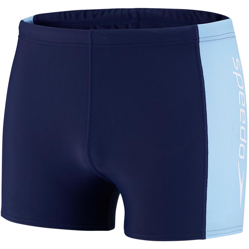 Speedo Free Colorblock Freedom Square Leg Swim Trunks for Men High Elasticity Comfortable Anti-Embarrassment 2026 New