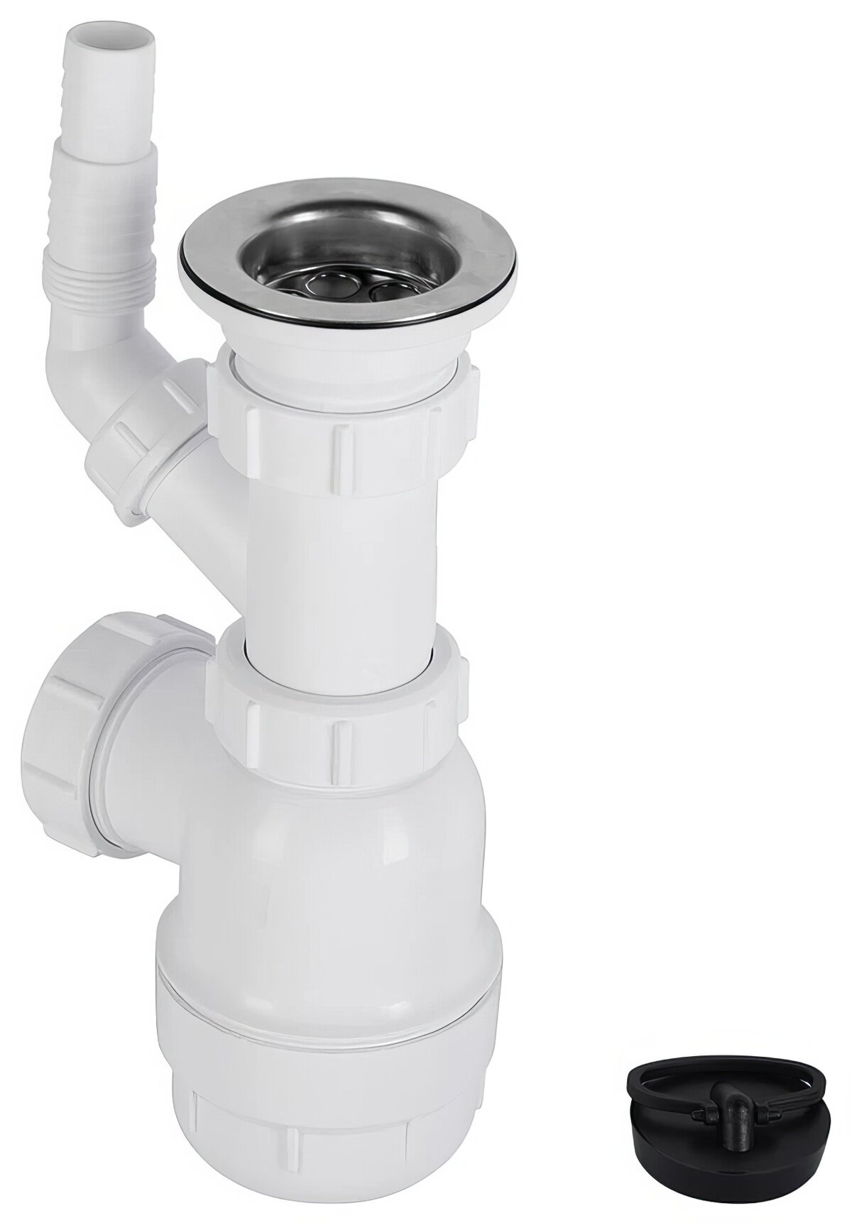 Сифон для раковины и мойки McAlpine 1 1/2х40 мм с выпуском d70 мм (MRSK3)