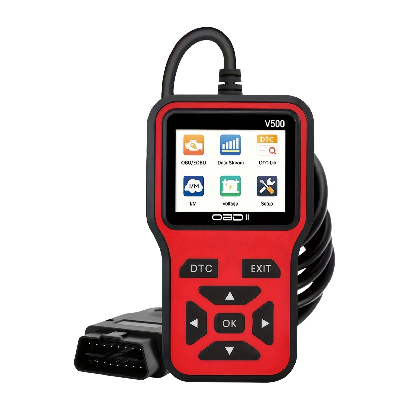 Эффективный сканер V500 OBD2 с потоком данных в реальном