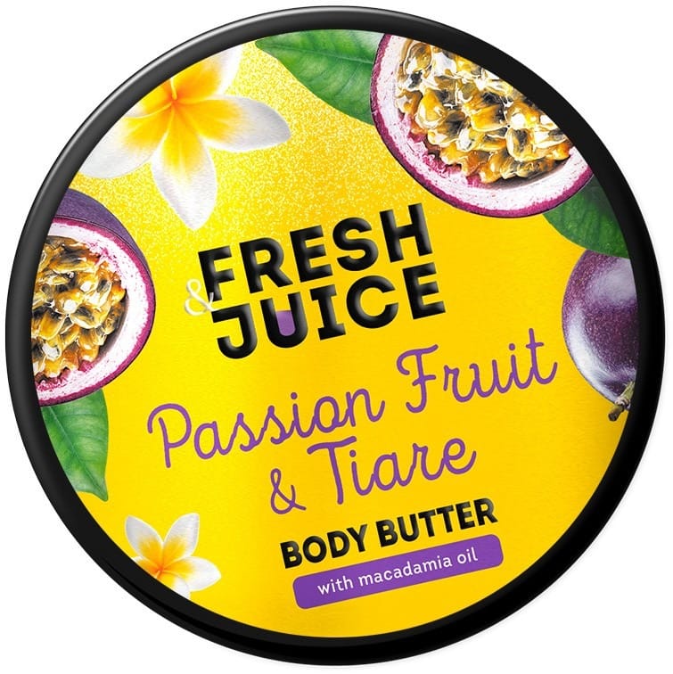 Масло для тела Fresh Juice, маракуйя и тиаре, 200 мл