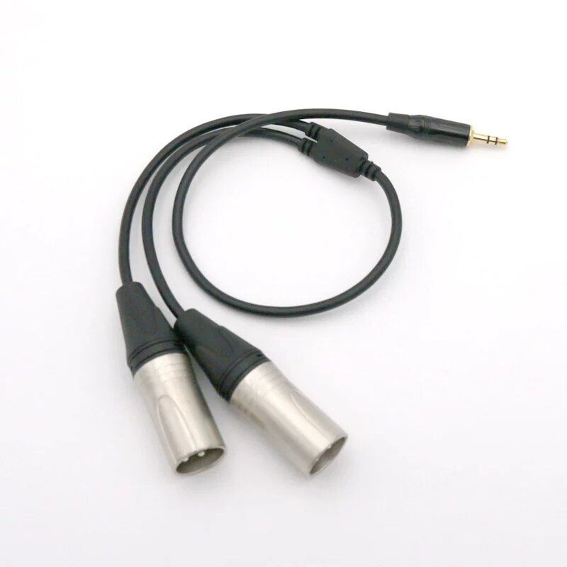 Двойной аудиокбель XLR для беспроводного микрофона DJI Mic, кабель для камеры и ДЗК, коннектор аксессуар