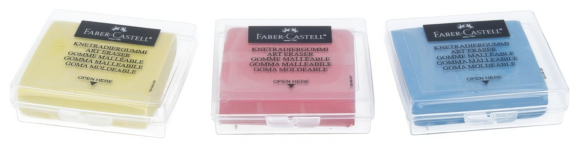 Faber Castell Художественный ластик (клячка) 40х35х10 мм 127321 в ассортименте