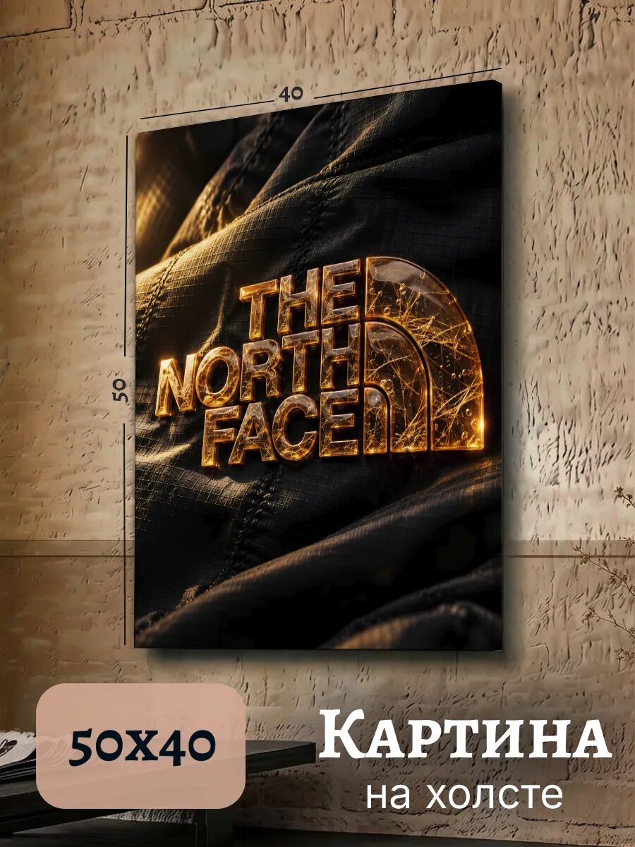 Картина Постер Коллаж Эстетика 40x50 The North Face ТНФ