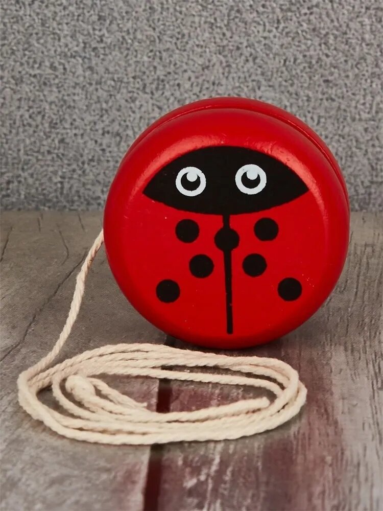Деревянная игрушка антистресс для детей йо-йо/yo-yo/подарок для мальчика и девочки