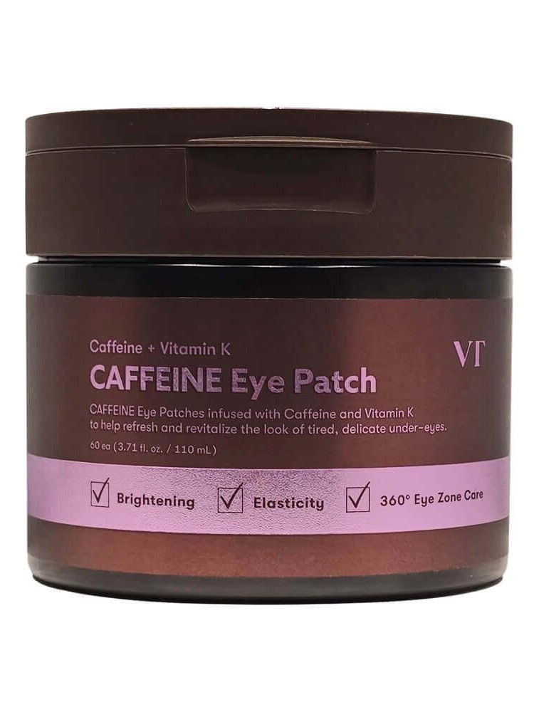 VT Cosmetics / Тканевые патчи для век с кофеином и пептидами Caffeine Eye Patch 60 шт