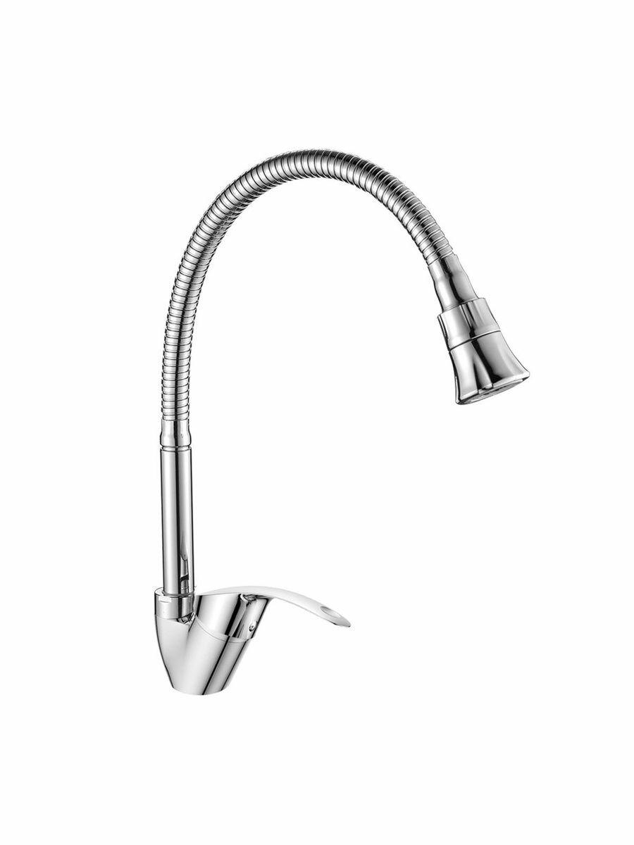 Смеситель DECOROOM с гибким поворотным изливом, режимом душ, для мойки DR71022