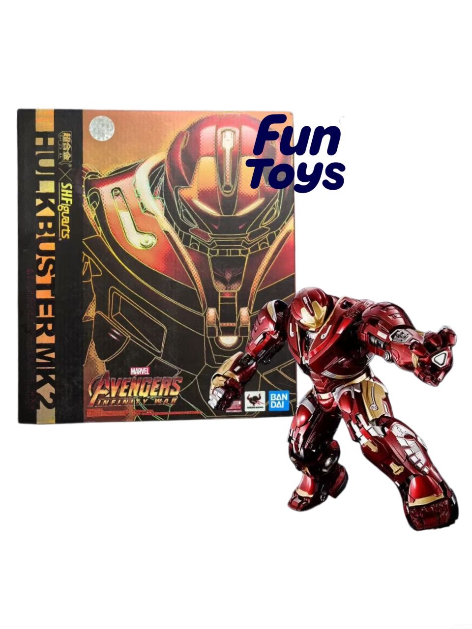 Фигурки BANDAI, S.H.F series, Marvel Avengers 3: Anti-Hulk Armor MK2, 6-inch movable model