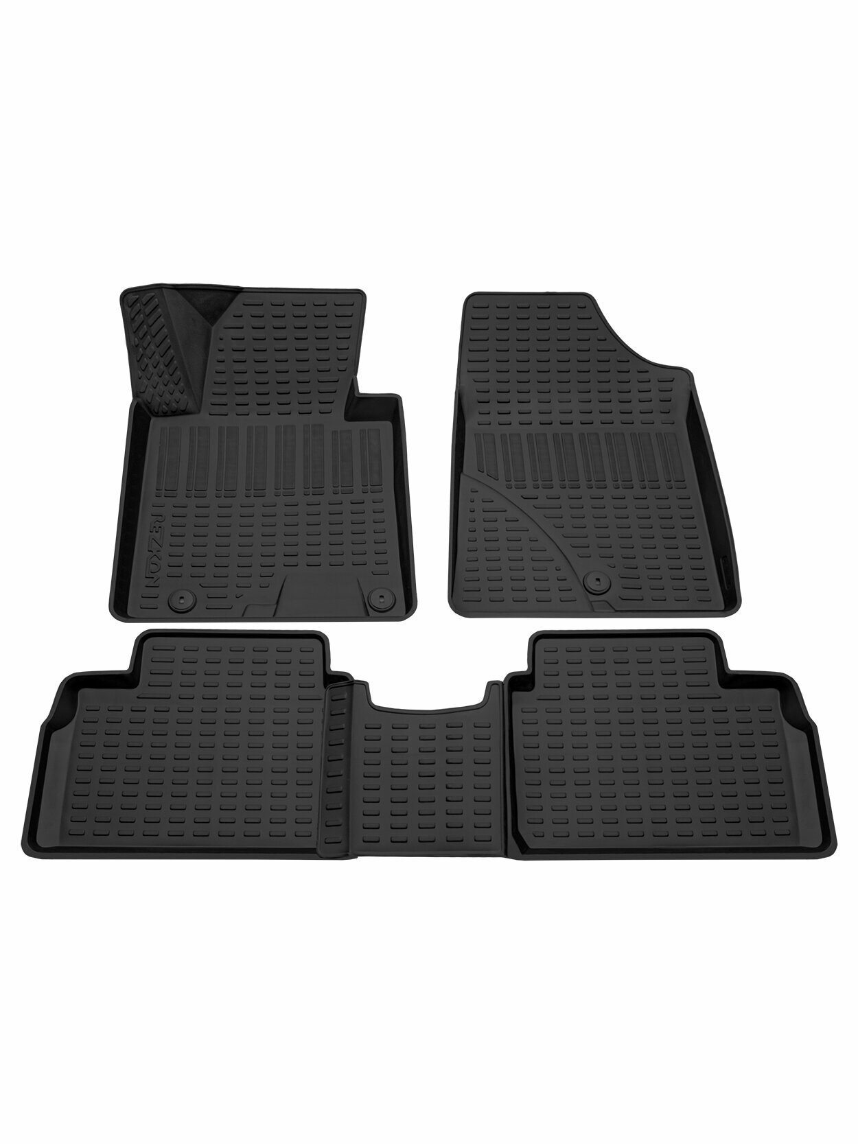 Коврики REZKON, для Kia Ceed, полиуретановые, с бортами, комплект, 4 шт