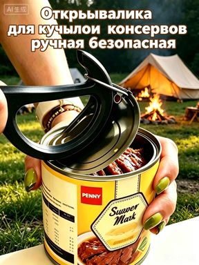 Открывалка 18 см abs пластик 1 шт черный матовый