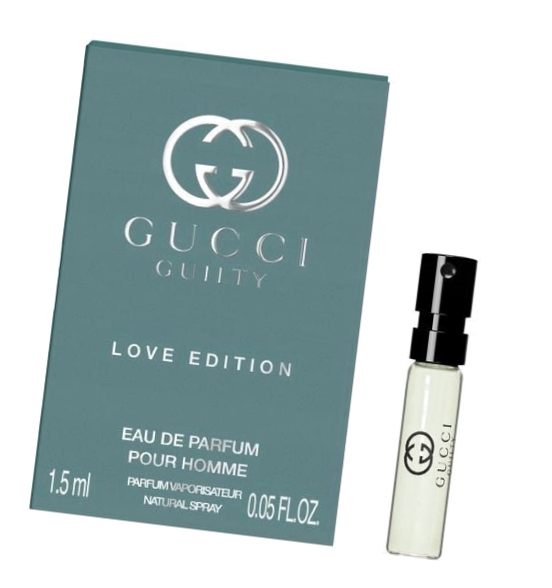 Gucci Guilty Love Edition Pour Homme 2025 парфюмерная вода 1.5 мл для мужчин / Гуччи Гилти Лав Эдишн
