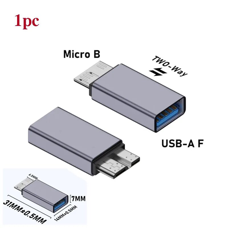 Адаптер Usb-C-Micro USB Type-C Женский на Micro Usb Мужской Конвертер Коннектор поддерживает USBF