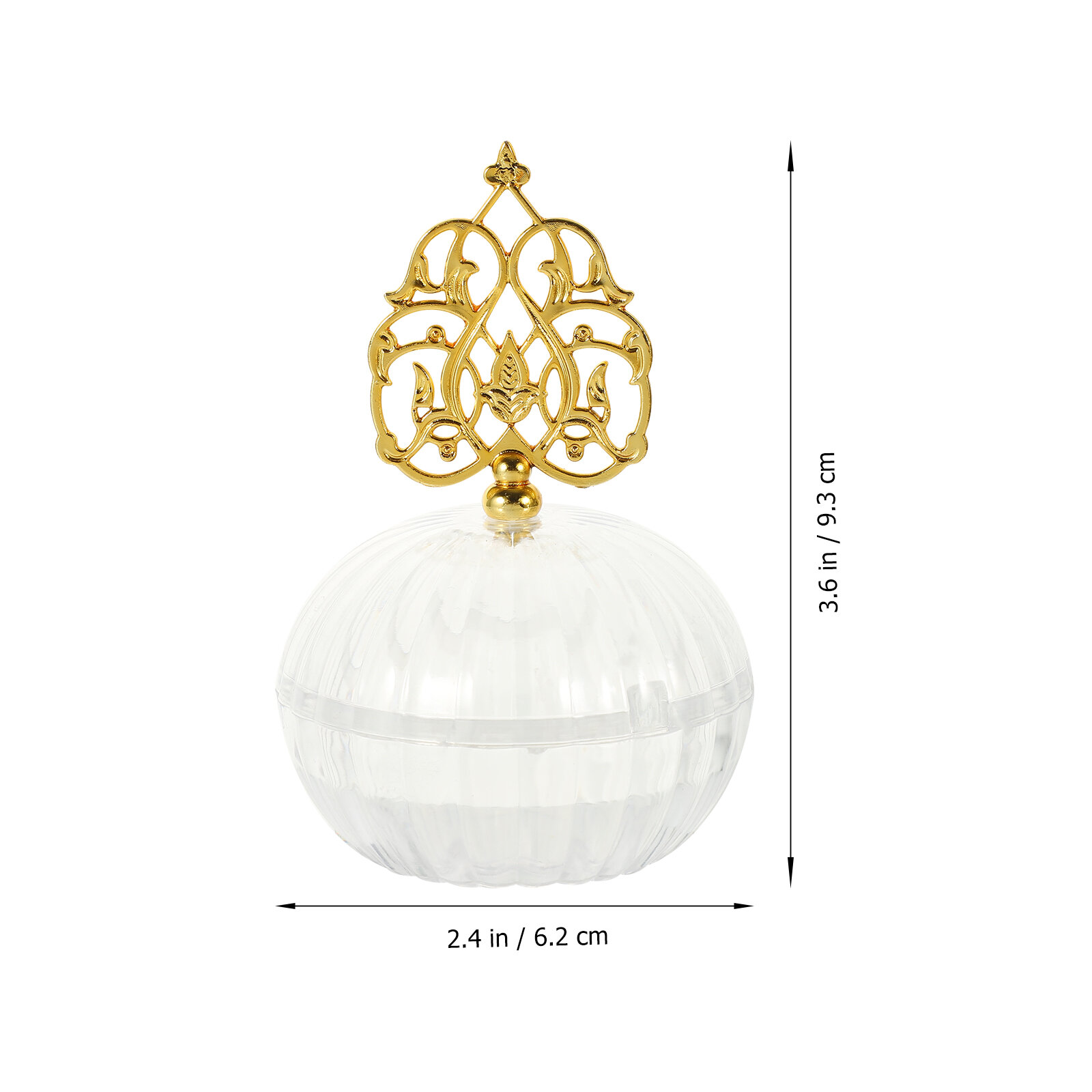 Коробка Для Конфет 12 Штук Золотой Цвет 9.3X6.2X4.5Cm Идеально Подходит Для Подарков На Свадьбу И Праздники
