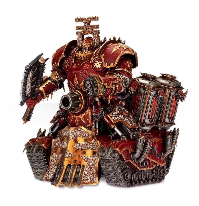 Warhammer 40000 Khorne Lord of Skulls, высокодетализированная смоляная модель