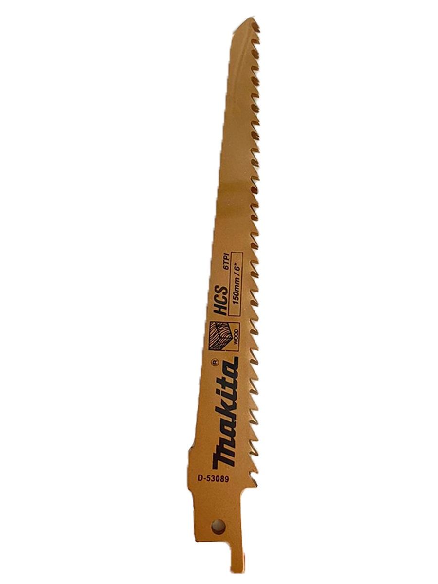 Сабельная пилка для дерева 150x1,2x6TPI, 2 шт. Makita D-53089