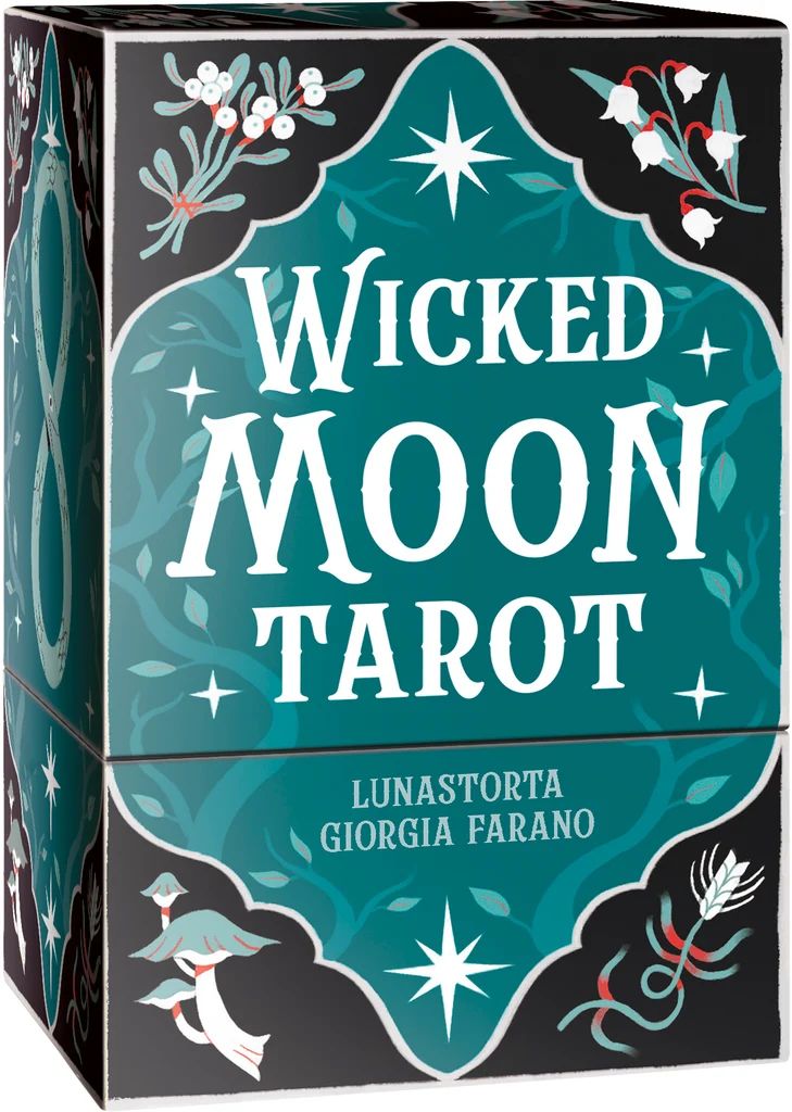 Таро озорная луна (серебряный срез) / Wicked Moon Tarot