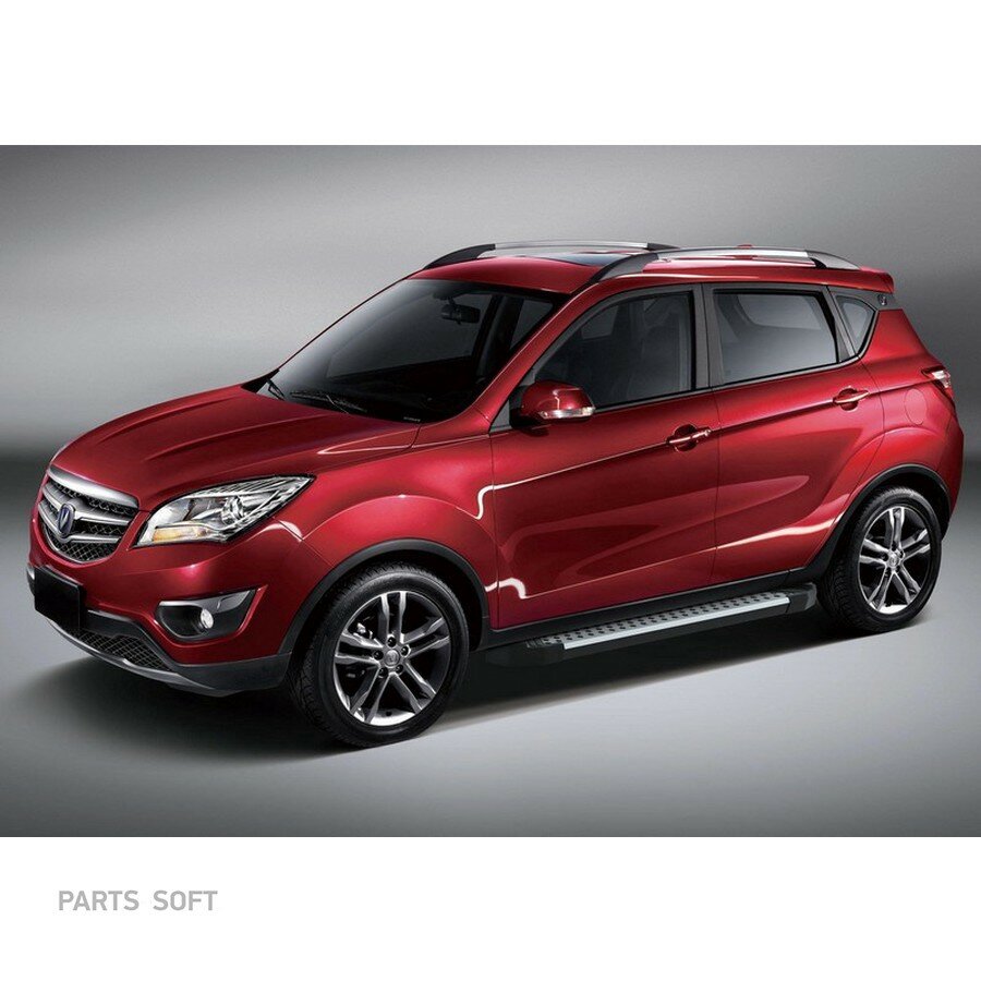 Пороги Bmw-Style кружочки Changan CS35 2013- 173см от официального дистрибьютора, RIVAL, артикул D173AL89011