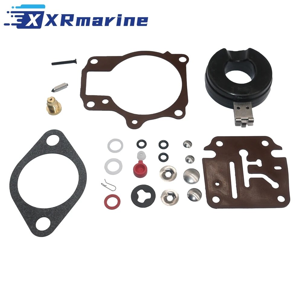 Ремкомплект карбюратора для Evinrude Johnson, OMC Sail Drive 9.9 14 15 18 20 25 40 45 48 50 55 60 65 70 75 л. с, 396701, 392061