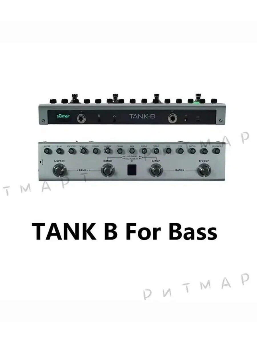 Know Easyx Гитарная Педаль M vave Tank B С Несколькими Эффектами 36 зеленый