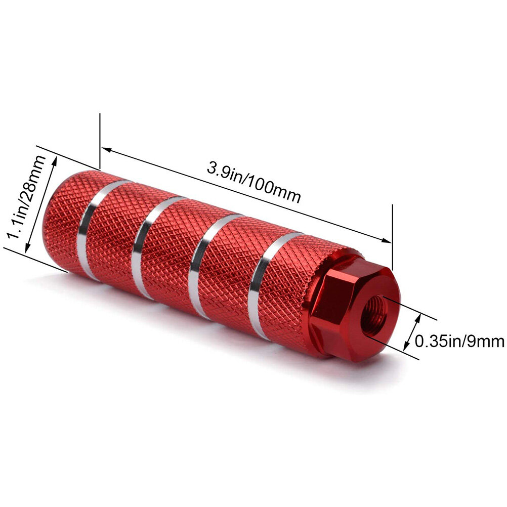 Пара ПрактичныхPEDAL Для Велосипеда С Твердым Цилиндром 10X2.8CM Для Любителей Прогулок На Велике