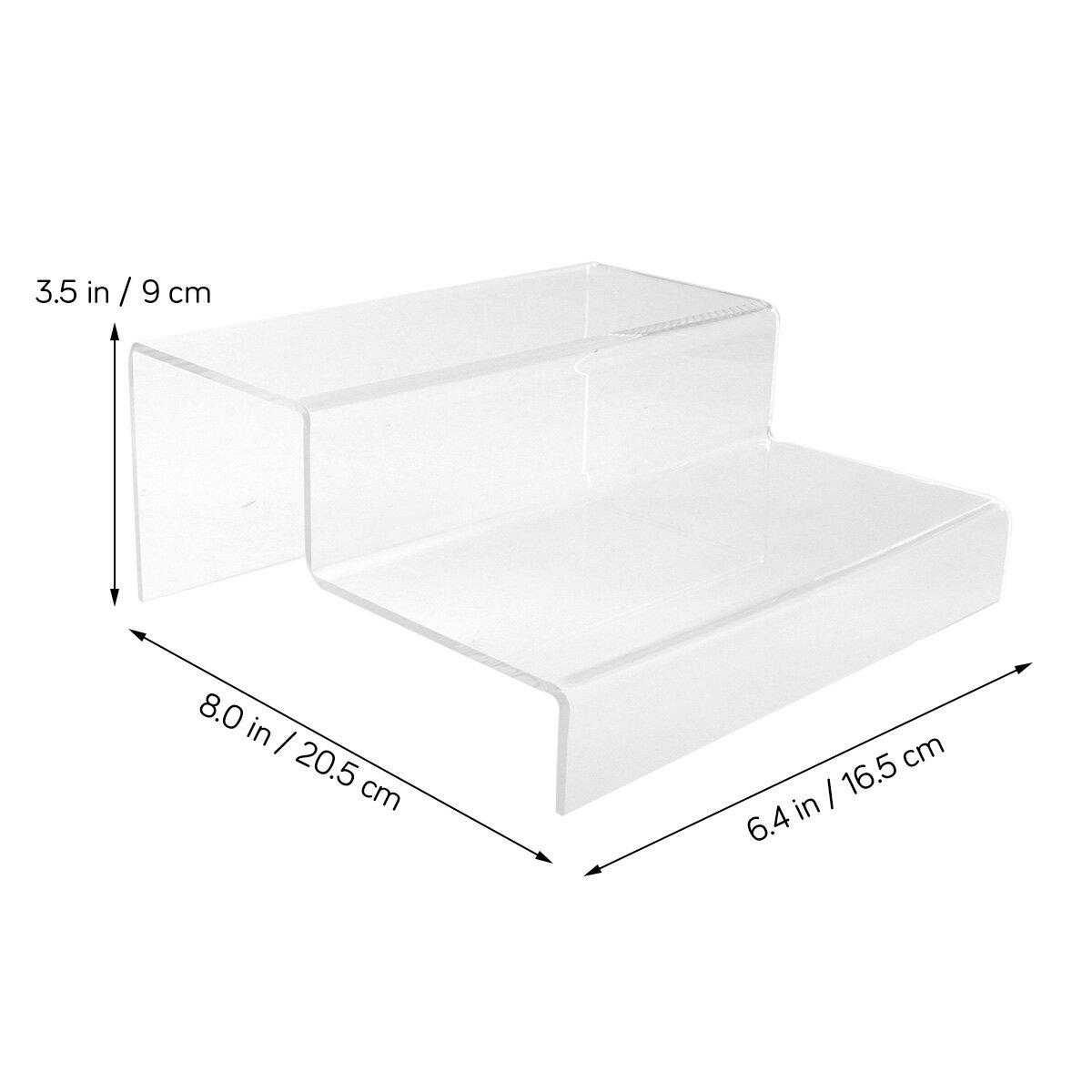 Стойка Для Обуви Из Акрила Прозрачная Витрина Для Дома 20.50X16.50X9.00Cm