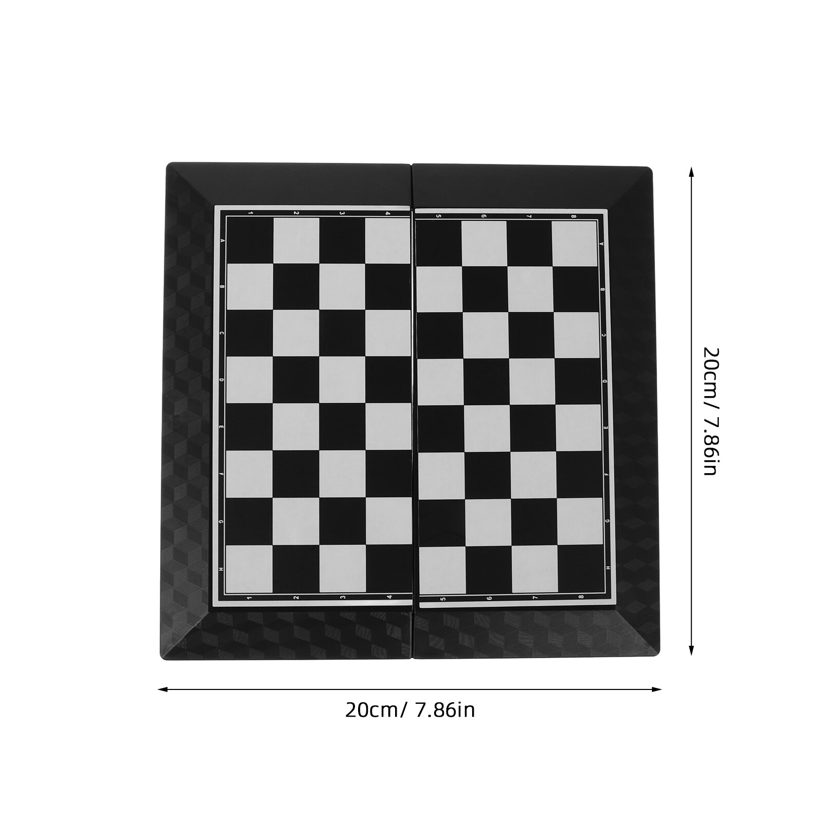 Переносной шахматный набор, легкий и компактный 20x20x1.20 см, подходит для всех возрастов