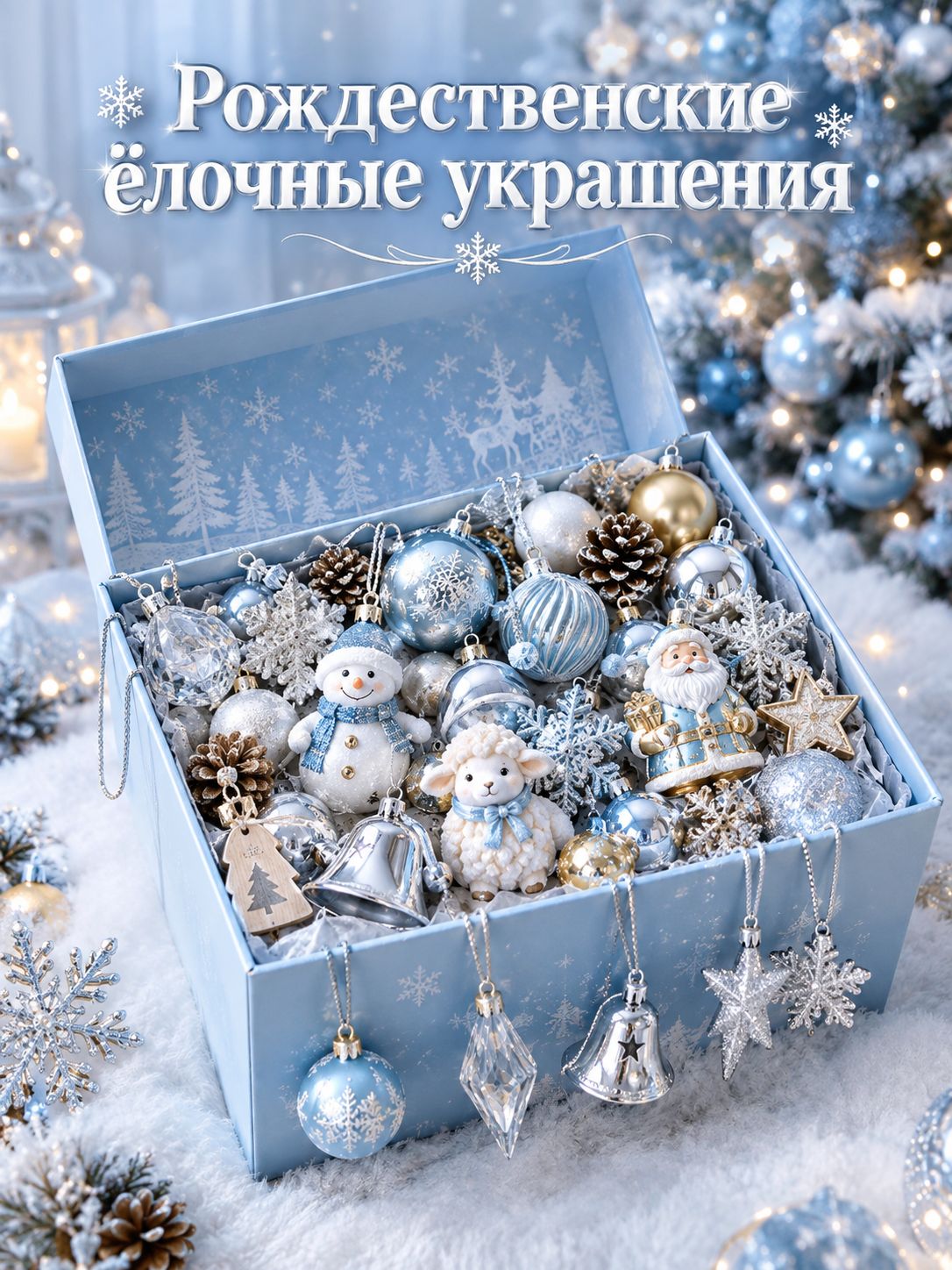 Набор подвесок для Рождественской елки