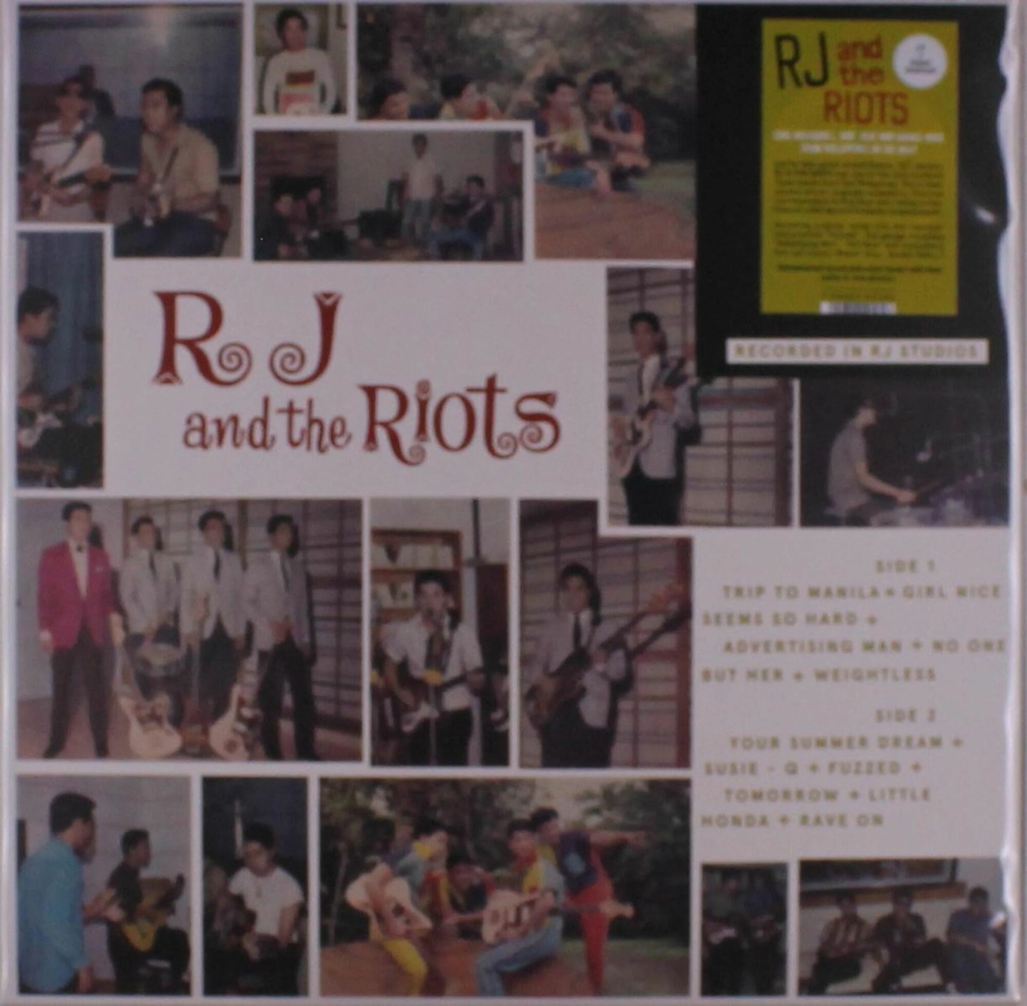 Виниловая пластинка Rj & The Riots - Rj & The Riots (LP) 2022