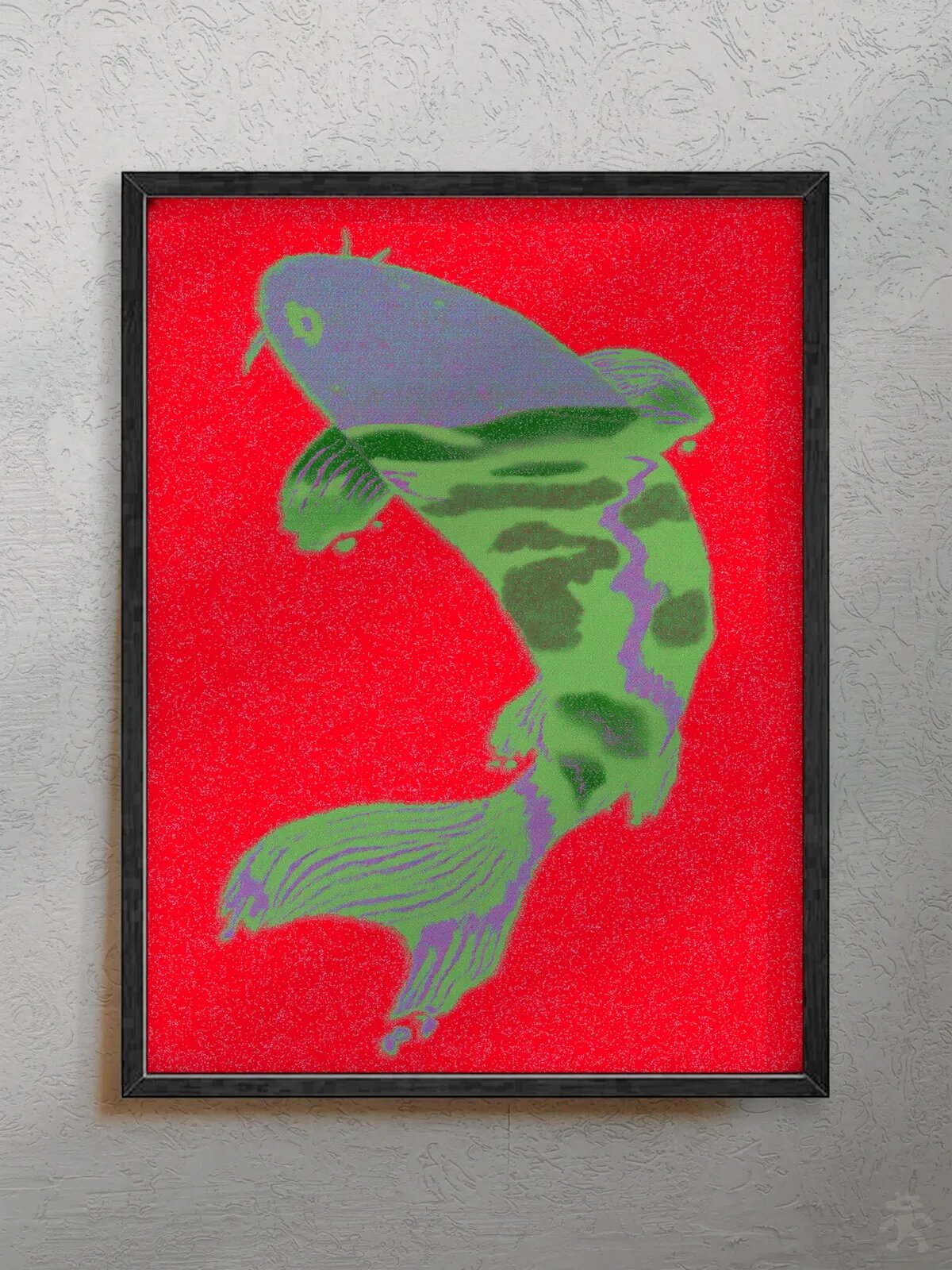 Интерьерный постер "Koi Garden" в стиле pinterest, формата 30x40 см.