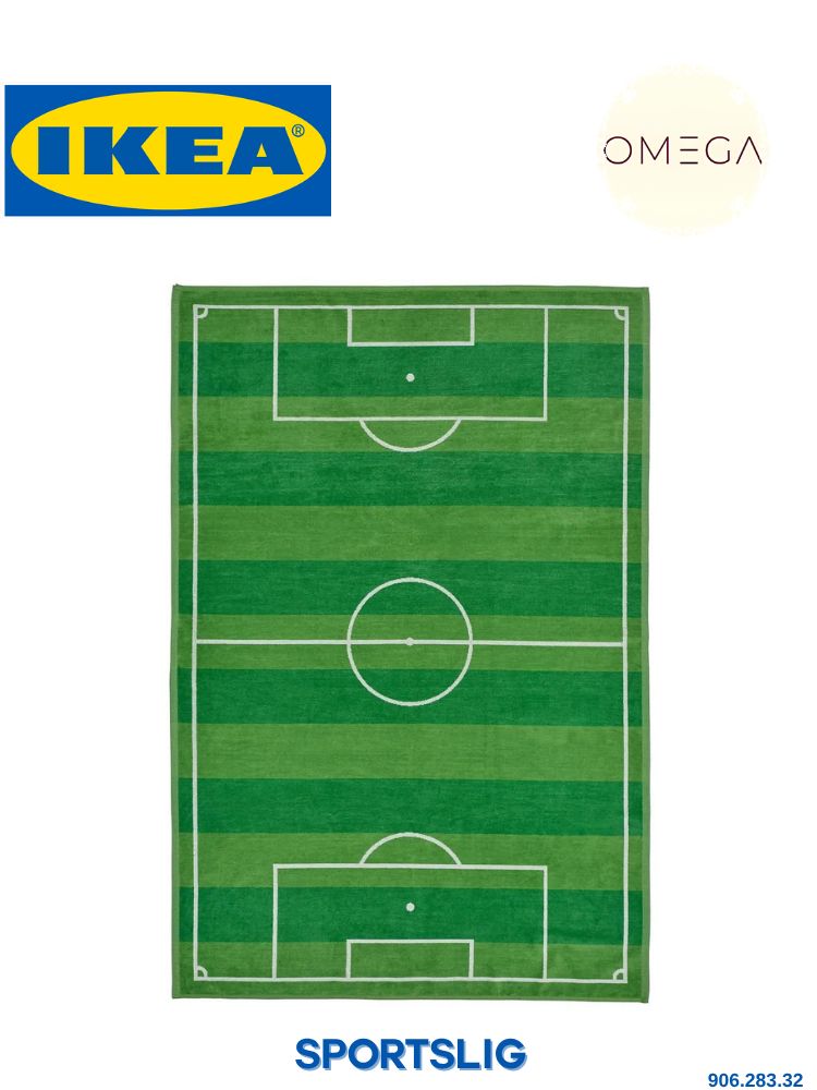 IKEA Полотенце банное 100x150 см, бязь, зеленый, 1 шт