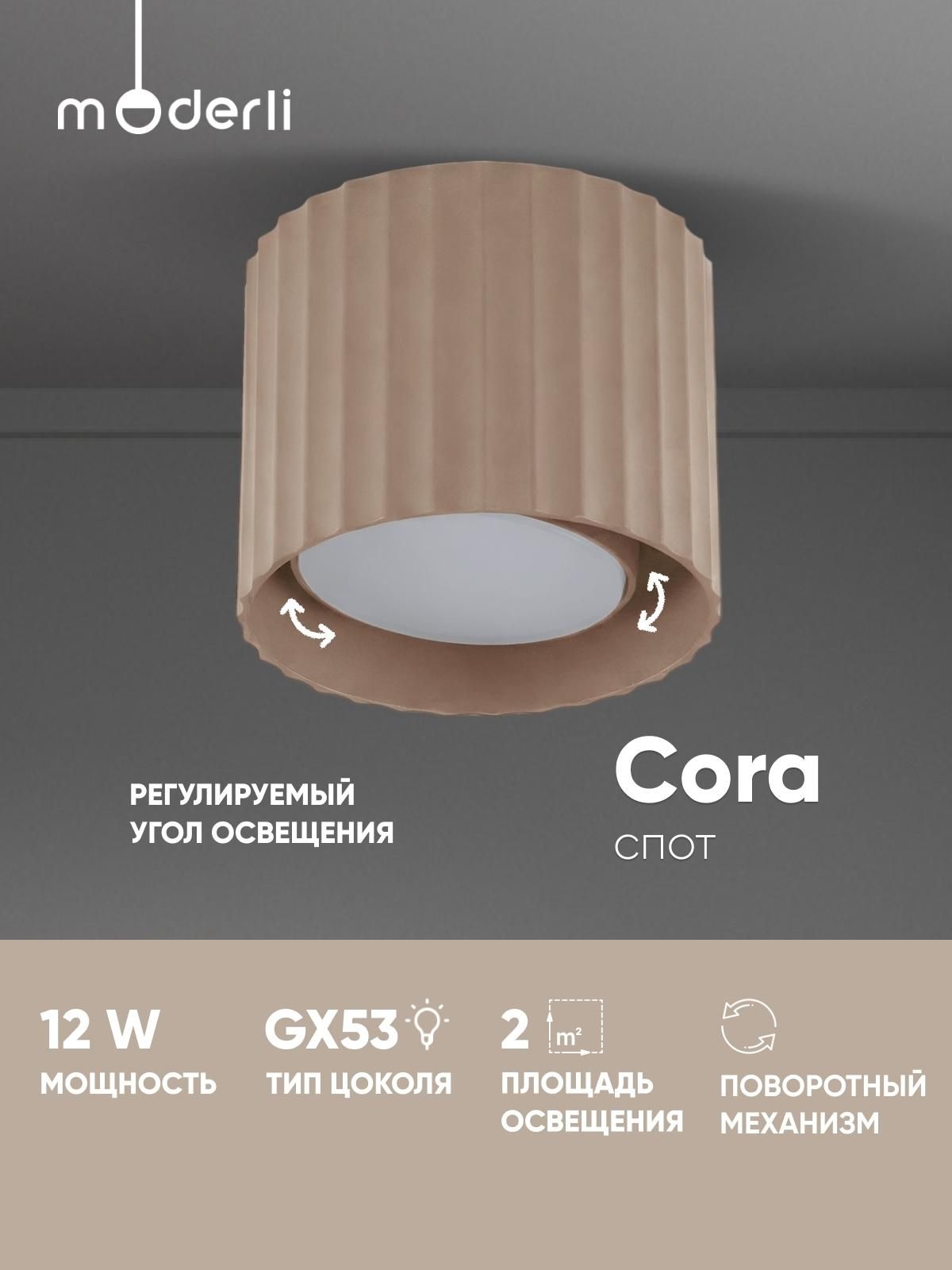 Спот Moderli V11893-1C Cora