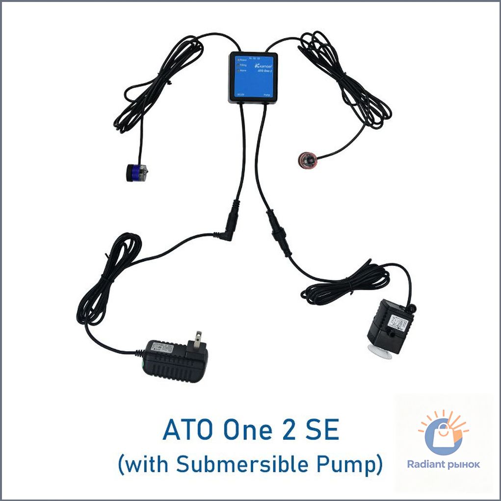 Автоматический пополнитель воды для аквариума Kamoer ATO ONE 2 SE Smart с оптическим датчиком уровня жидкости.