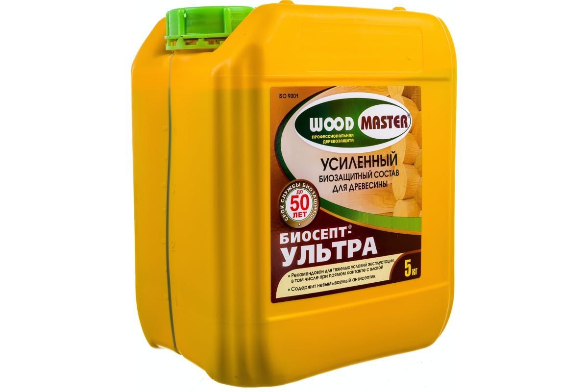 Антисептический состав WoodMaster Биосепт Ультра 5 кг