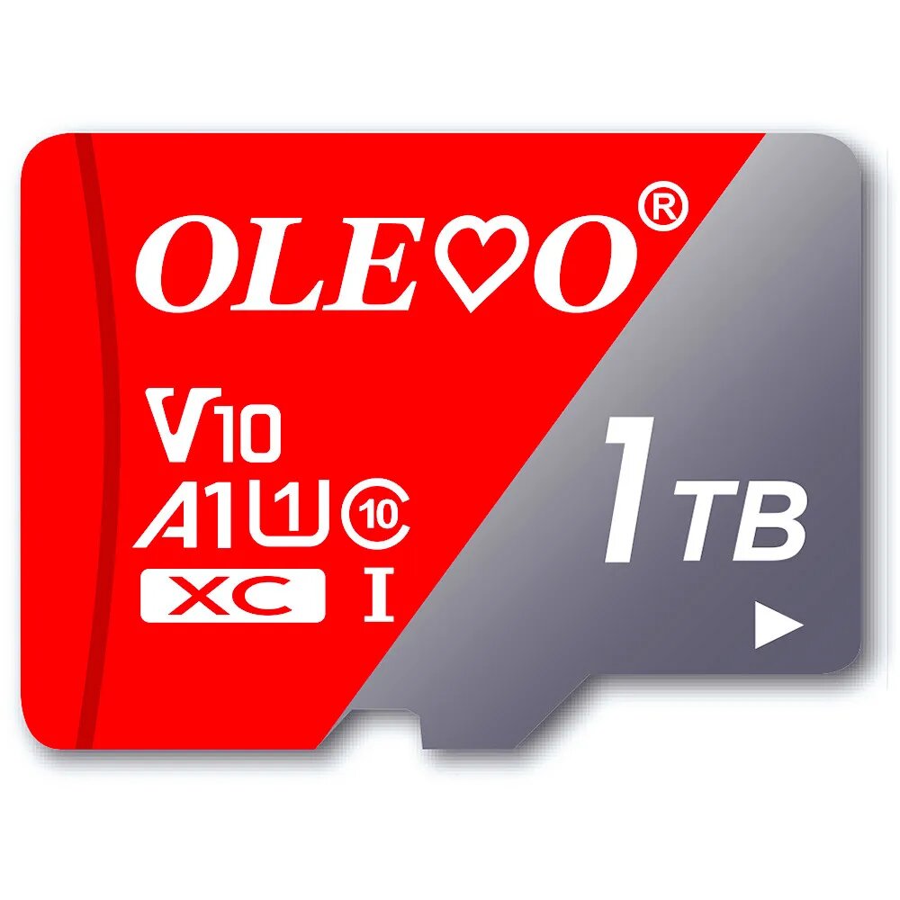Olevo Micro SD карта памяти Class 10 32/64/128/256/512 Гб 1TB