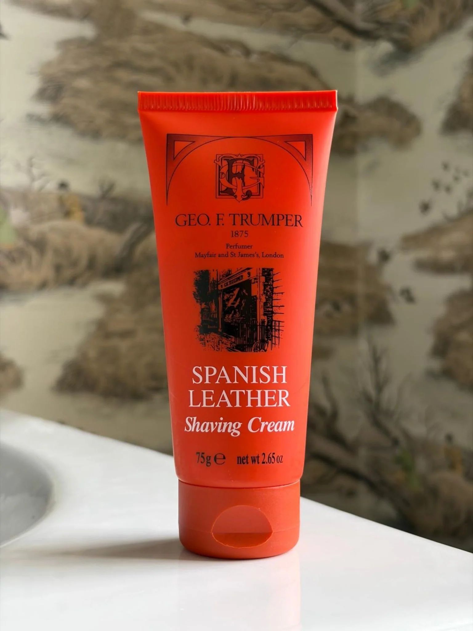 Geo. F. Trumper Крем для бритья Spanish Leather Soft Shaving Cream, 75г